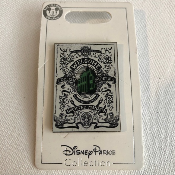 Disney | Other | Disney Haunted Mansion Welcome Foolish Mortals Pin ...